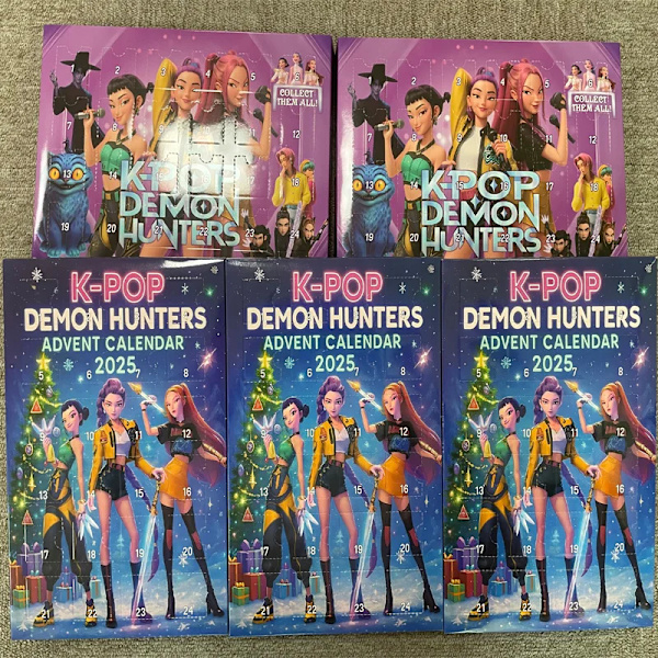 Kpop Demon Hunters Julekalender K Pop Demon Hunters Rumi Mira Zoey ...