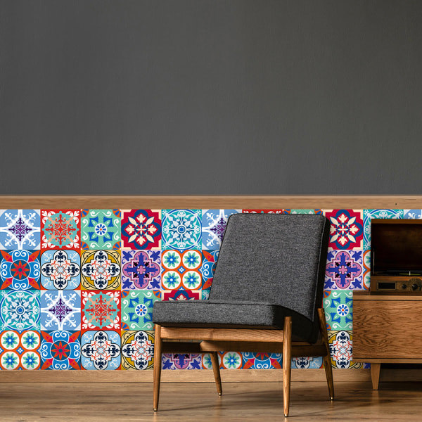 10 st PVC-klistermärken Dekal Peel And Stick Kakel Backsplash plattor 4 ...