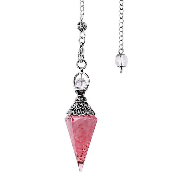 Akvamarin Krystal Pendulum Dowsing Sekskantede Helbredende Krystaller ...
