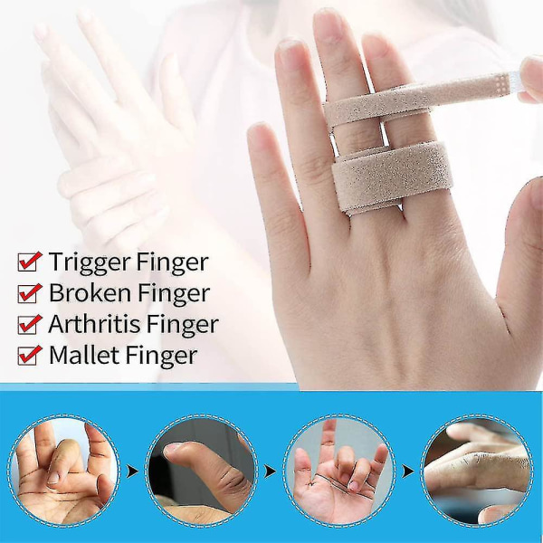 10 kpl Sormilastuja, Finger Buddy -kääreet Mallet Fingers -sormille ... 10 kpl Sormilastuja, Finger Buddy -kääreet Mallet Fingers -sormille ...