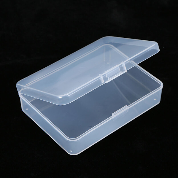 SYC-530PP liten rektangulär tom plastlåda transparent ...