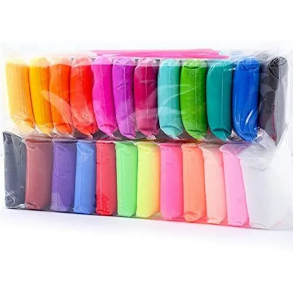 12 färger modelllera för barn, superlätt lera, interaktiv leksak - | Fyndiq