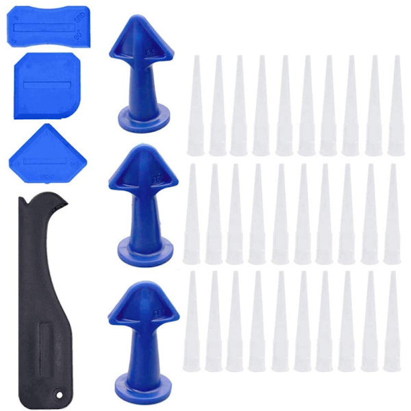 37 Piece Caulk Remover Silicone Sealant Spreader Tool | Fyndiq