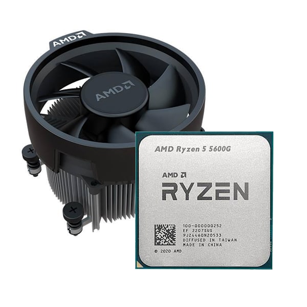 Helt nya AMD Ryzen 5 5600G Tray Processor med kylare svart | Svart | Fyndiq