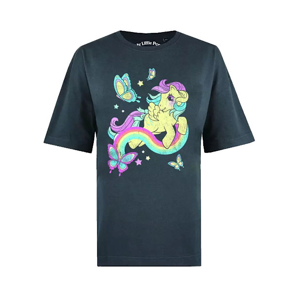 My Little Pony Dam/Dam Whimsicle Pony Oversized T-Shirt S Dark Charcoal ...