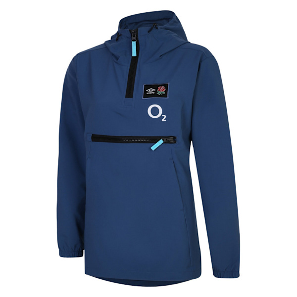 England Rugby Dam/Dam 22/23 Umbro Waterproof Jacket 10 UK Ensign Blue ...