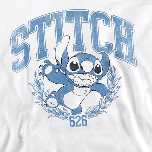 Lilo & Stitch Unisex Vuxen College Tröja XXL Vit White XXL | Fyndiq