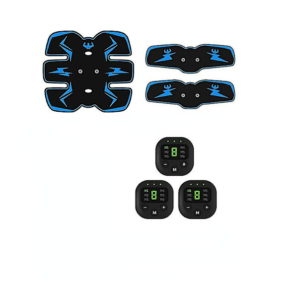 Abdominal Muskelstimulator Tränare Abs Trådlös Kropp Ben Arm Mage ...