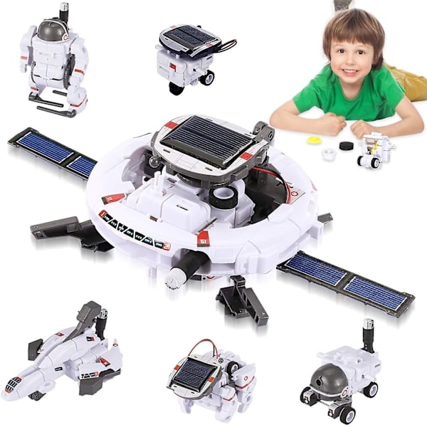 Solar Robot Science Kit Stamprojekt Lämplig för 8-12 år gammal gör det ...