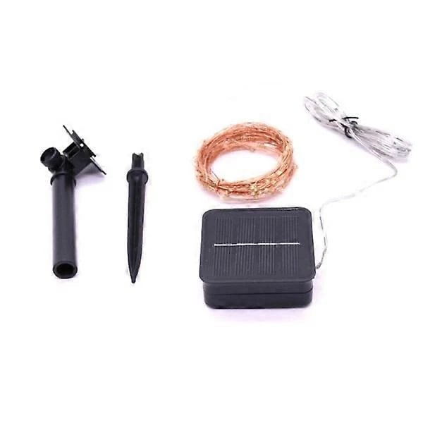 LED-ljusslinga med solceller, 10 meter | Fyndiq