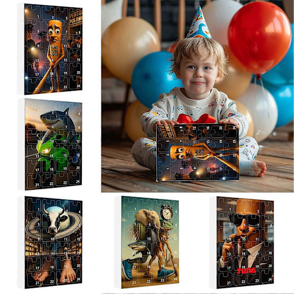 Tung Tung Tung Sahur 24 Dagars Adventskalender 2025, 2D Akryl ...