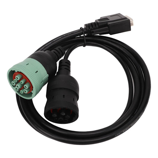 DB15 till 6P J1708 9P J1939 Diagnostisk Adapterkabel 402048 Plug and ...