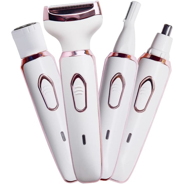 1 kpl Sähköinen parranajokone naisille, Karvatrimmeri kasvoille nenälle ...