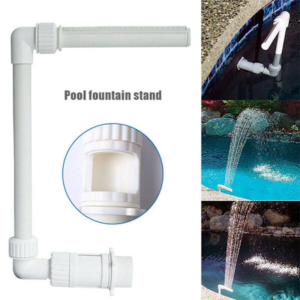Justerbar pool vattenfall fontän kit fontän vatten White | Fyndiq