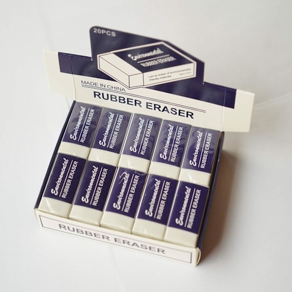 20-pack sudd, högkvalitativa gummisudd (vita) | Fyndiq