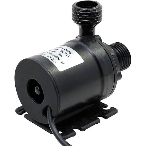 DC 12V Amfibisk Pump Dränkbar Vattenpump 800L/H 5M för Damm Akvarium ...