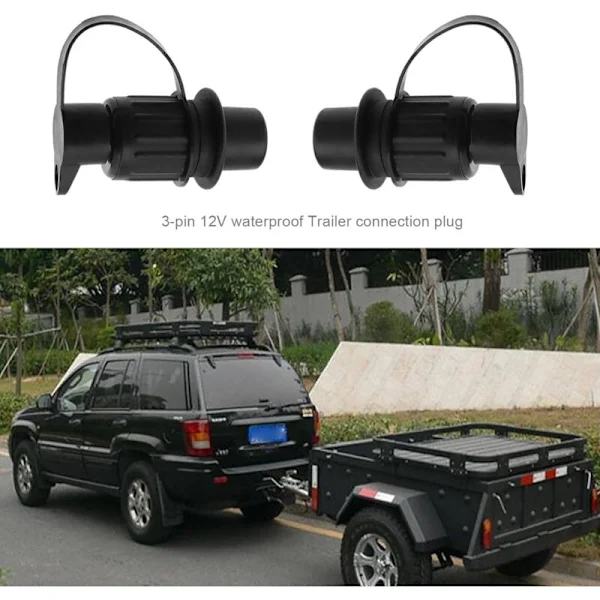 【CA】2 st 12V strömuttag med vattentätt skydd för fordon släpvagn ...