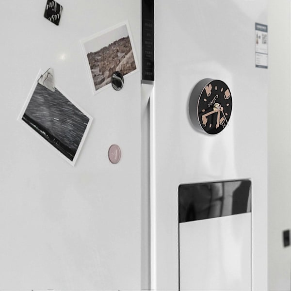 CASA Tysta Kylskåpsmagneter Souvenir Digital Självhäftande Väggklocka ...