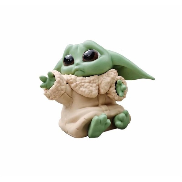 5 kpl/setti Mandalorian War Star Little Baby Yoda -patsasfiguuri lelut kodin koristeet lahja ...
