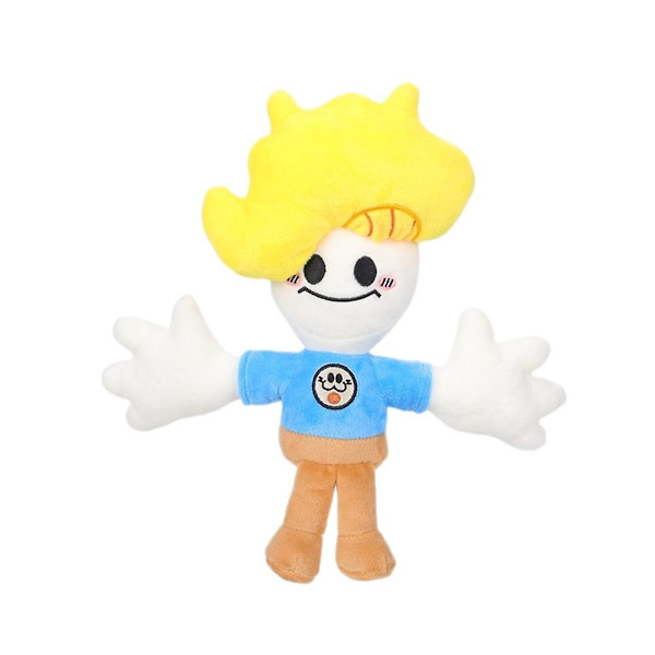Hamination Bryson och Skinka Plyschleksaker Super Boy Med Gult Hår ...