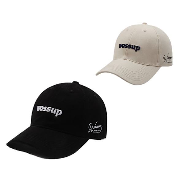 Klassisk basebollhatt Casual Sport Solhatt Broderade bokstäver Soft Top ...