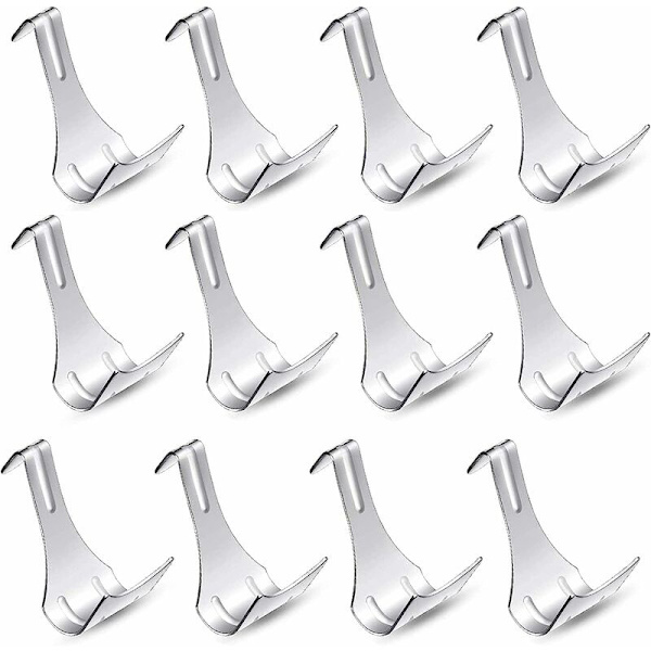 20-pack krokar, metallbildskena krokar, krokar ingen borrning tunga ...