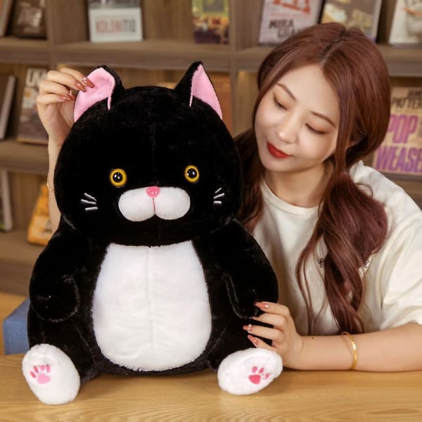 Kattplyschkuddeleksak, 11 tums kawaii katt gosedjur plyschleksak, söt ... Kattplyschkuddeleksak, 11 tums kawaii katt gosedjur plyschleksak, söt ...