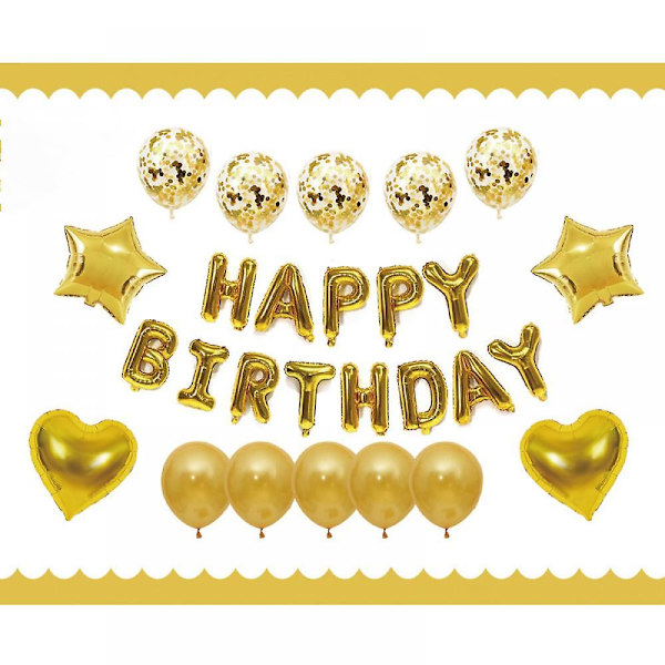 Grattis på födelsedagsfest set, en perfekt upplevelse för alla åldrar ...