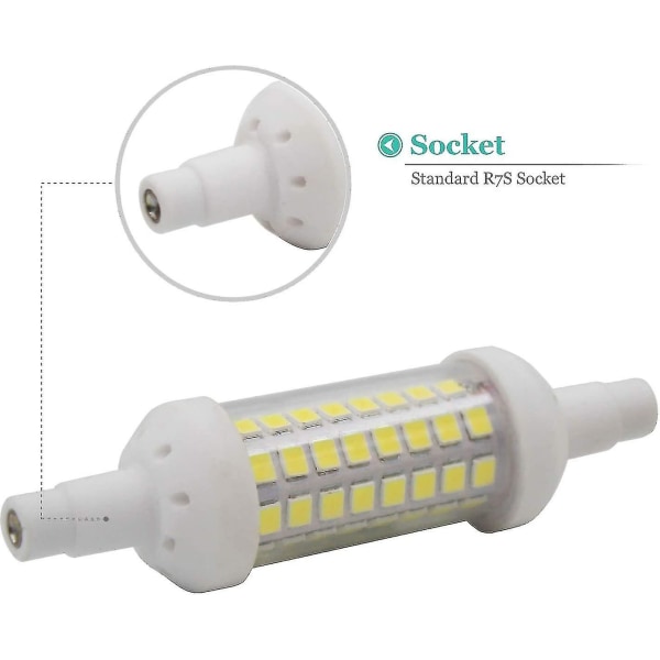 4x R7s LED-lampa 6w 78mm Keramiska lampor Floodlight Spotlight Lampa ... 4x R7s LED-lampa 6w 78mm Keramiska lampor Floodlight Spotlight Lampa ...
