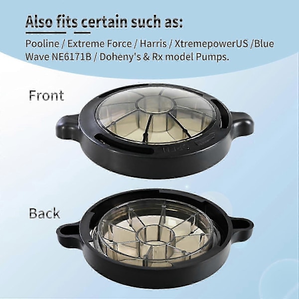 Oppgradert bassengpumpekurvdeksel - Erstatningsdeksel for bassengpumpe ...