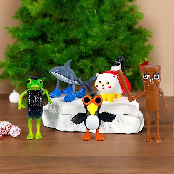 5 st Italienska Brainrot Tralalelo Tralala Dockleksaker Unik Dekorativ ...