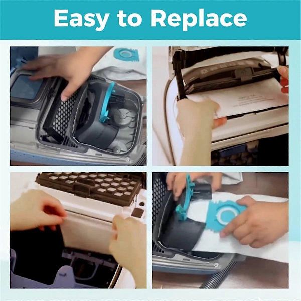 10 st dammsugarpåsar för TU Guard L1 / Guard S1 / CO Guard M1-serien ...