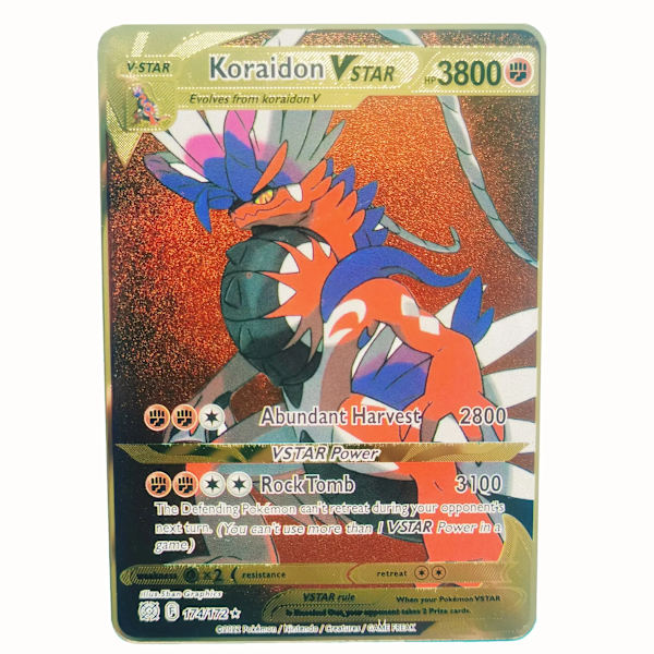 Nyt Van Gogh Museum Pokemon Engelsk Metal Kort Anime Pikachu Charizard ...