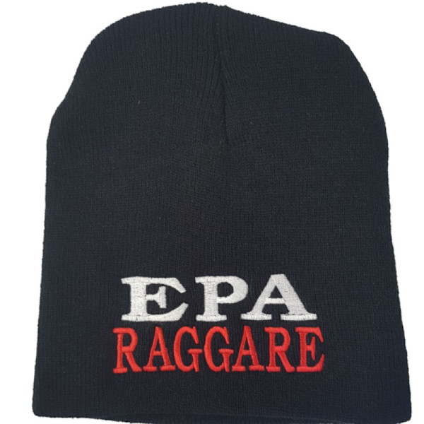 Beanie med broderad text EPA RAGGARE | Fyndiq