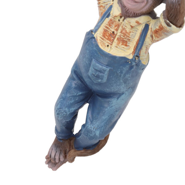 Puutarha-apinan patsaat Söpö simulaatio Hartsi Ripustettava apina ...