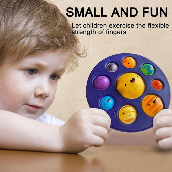 Simple dimple pop it fidget -lelu - Planeetat - Täydellinen | Fyndiq