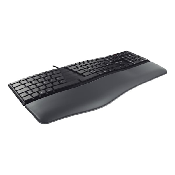 Cherry KC 4500 Ergo keyboard, ergonomic designed keyboard, black | 1100 ...