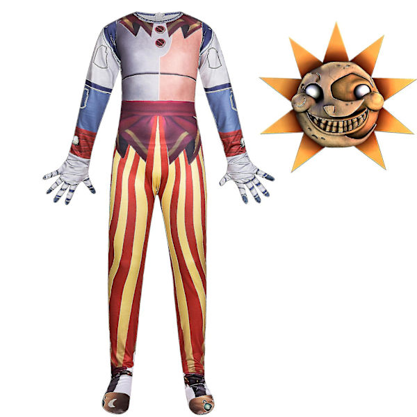 Sundrop ja Moondrop Fnaf Cosplay -asu lapsille Anime Hyppypuku Naamio ...