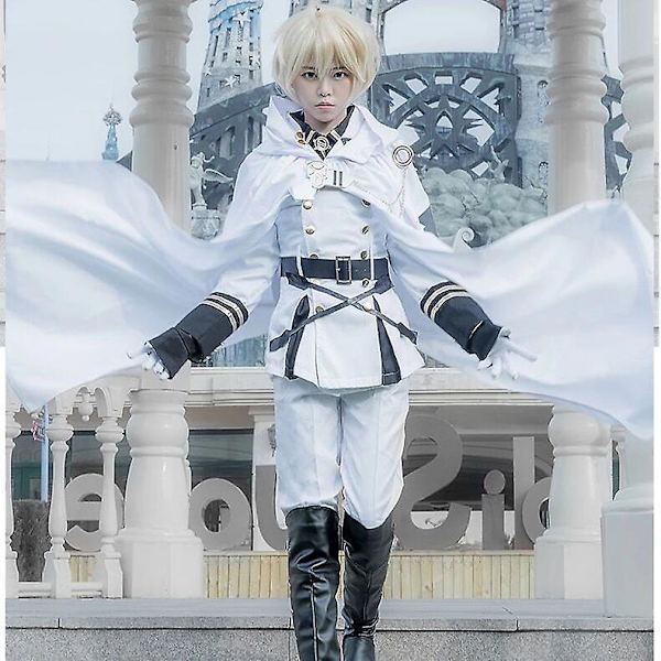 Hyakuya Mikaela Cosplay Kostym Outfit Seraph Of The End Vampire Reign ...