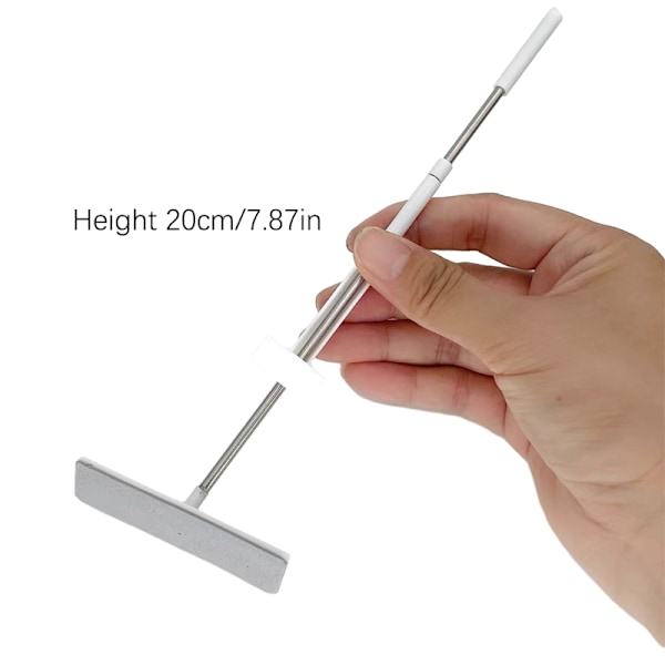 1:6 1:12 Dukkehus Miniaturemoppe skraldespand Støvbakke Broom Clea B ...