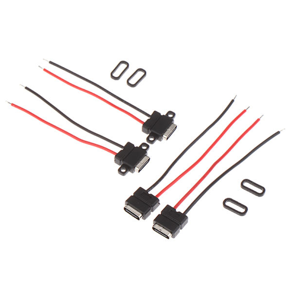 1kpl USB Type C -liitin hitsauslanka naarasliitin Type-c Cha 2(2P with ...