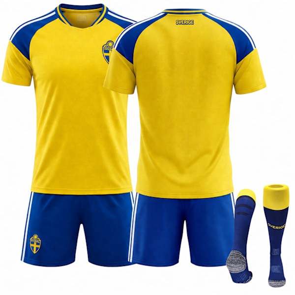 Sweden Men's National Football Team 2026 – Kids' Match Jersey 26 no ...