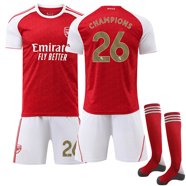 2526 Arsenal Home Kids Football Kit with Socks Premier League Champions ...