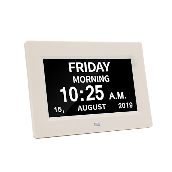 [Newest Version] Dementia Clock,8 Inches Calendar Clock Day Date Clock ...