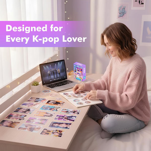 Kpop-inspirerte Hunters Fotokort, Huntr/x, Kpop Demon, 96 stk Lomo ...