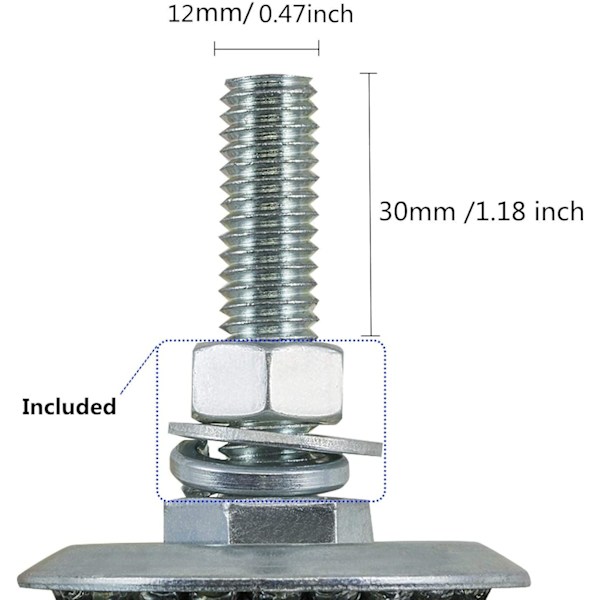 Mångsidiga Svängbara Hjul, PVC-hjul med Dubbel Låsmekanism för Stabil ...