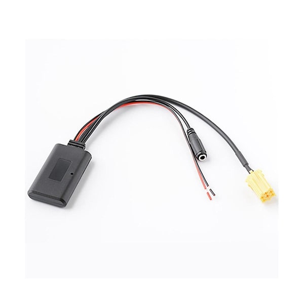 Bilradio 6pin Mini Aux i erstatning 3,5 mm lyd Bluetooth mikrofonkabel ...