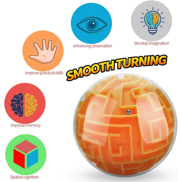 Puslespil - 3D-labyrint med vanskelige udfordringer for børn og voksne ...