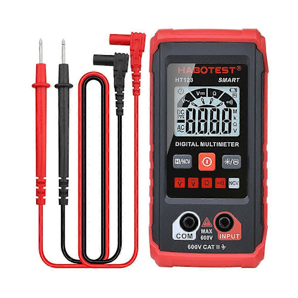 HT123 Sofistikerad Intelligent Multifunktionell Digital Multimeter för ...