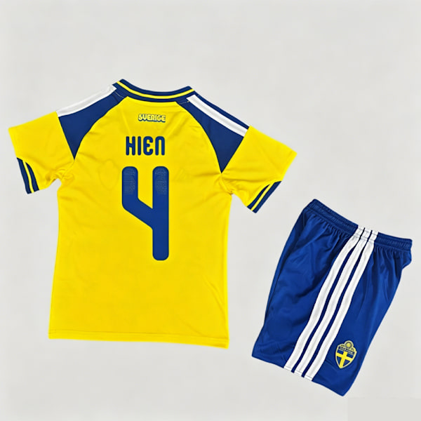 Sveriges landslag hemmatröja för barn och ungdom #4 HIEN(26) VM 2026 26 ...